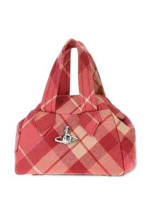 VIVIENNE WESTWOOD Yasmine Checked Tote Bag