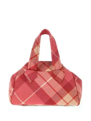 VIVIENNE WESTWOOD Yasmine Checked Tote Bag