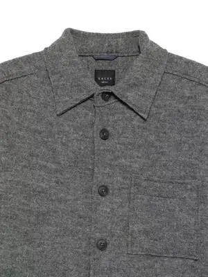 XACUS Virgin Wool Jersey Shirt Jacket