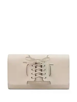 Perrin La Corsette Lace-up Clutch Bag - Neutrals