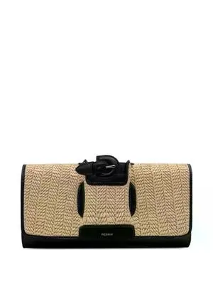 Perrin La Parisienne Raffia Glove Clutch