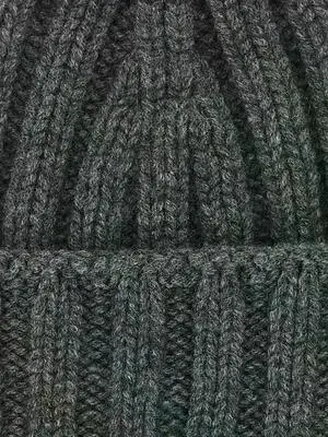 LARMERI STUDIO Ribbed-cashmere Beanie Hat