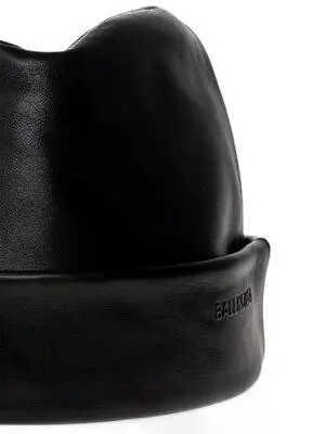 Balenciaga Leather Beanie