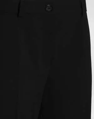 Dolce & Gabbana Micro-ribbed Trousers Pants And Shorts