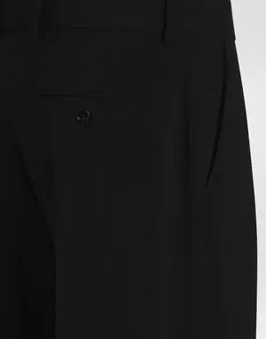 Dolce & Gabbana Micro-ribbed Trousers Pants And Shorts