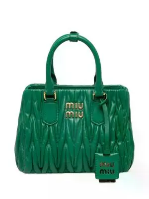 Miu Miu 2010-2026 Mini Matelasse Nappa Satchel