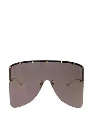 Valentino Garavani Rockstud Shield-frame Sunglasses