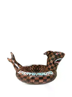 SPRAYGROUND Shark Stash Check-pattern Floaty