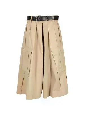 Sea Tristan Pleated Culottes - Neutrals