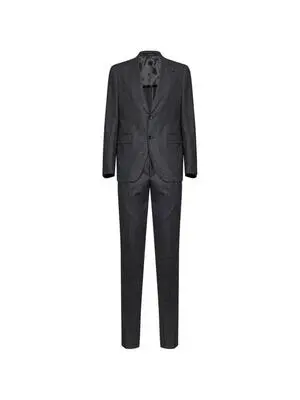 Tagliatore Houndstooth Single-breasted Suit