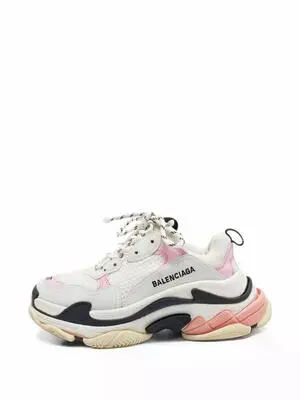 Balenciaga Triple S Mesh Sneakers - Neutrals