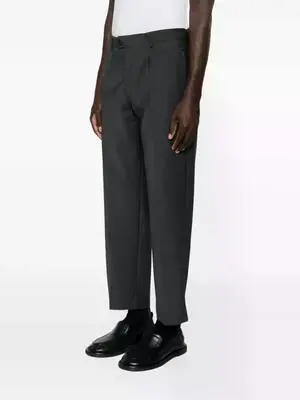 AMARANTO Pleated Straight-leg Trousers