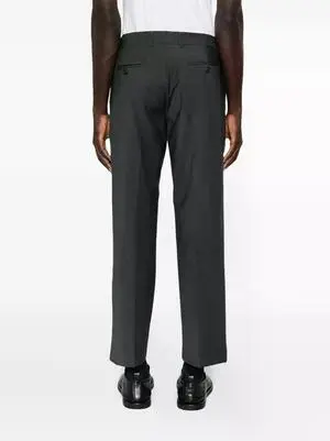 AMARANTO Pleated Straight-leg Trousers