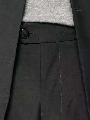 AMARANTO Pleated Straight-leg Trousers