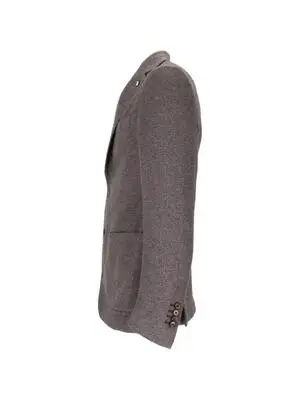 L.B.M. 1911 Herringbone-pattern Single-breasted Blazer