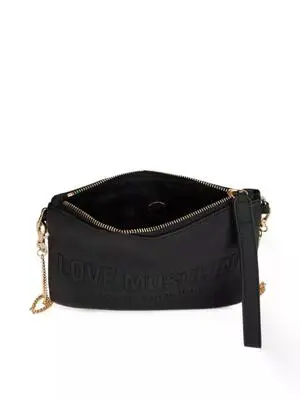 Moschino Logo-embossed Chain-link Shoulder Bag