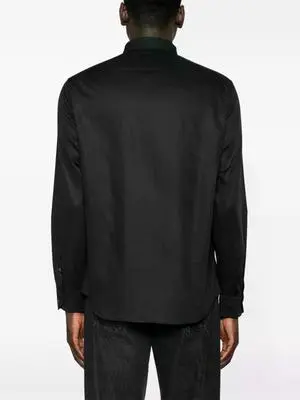 Emporio Armani Monogram-pattern Long-sleeve Shirt
