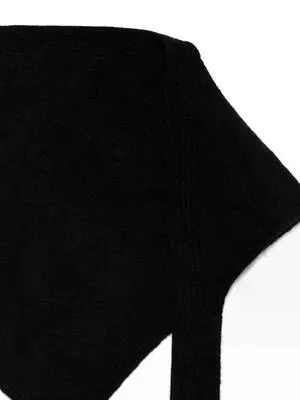 Jacquemus Le Chale Gros Grain Shawl - Black