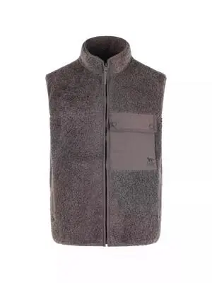 Maison Kitsuné Fleece Gilet - Grey