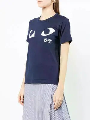 Play Comme Des Garcon Eye-print T-shirt