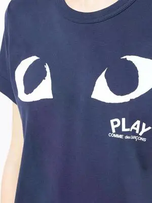 Play Comme Des Garcon Eye-print T-shirt