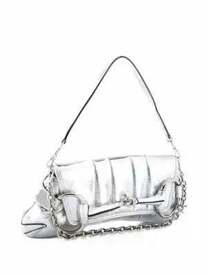 Gucci Horsebit Chain Vertical Quilted Leather Large Shoulder Bag