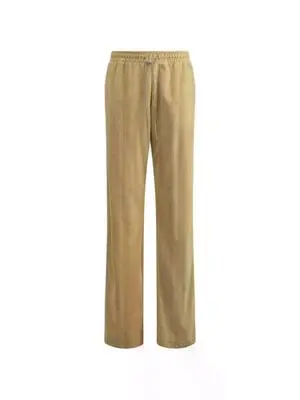 GAELLE PARIS Corduroy Track Pants - Neutrals