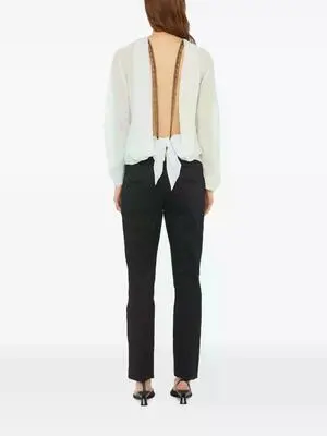Christopher Esber Lace-trim Open-back Top