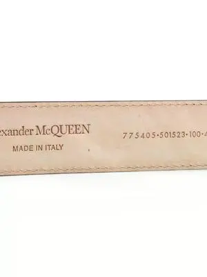 Alexander McQueen Seal Buckle Belt