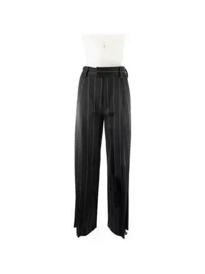 FEDERICA BONIFACI Pinstripe-pattern Cashmere Trousers