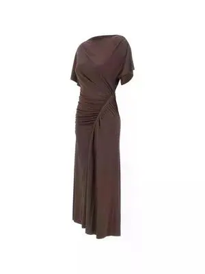 BOSS Ruched Draped Dress