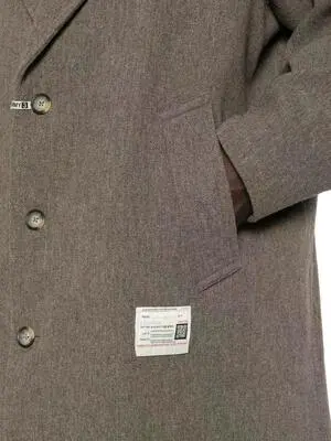Mihara Yasuhiro Shifted-shoulder Overcoat