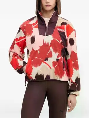 Columbia Floral Zip-up Sweatshirt