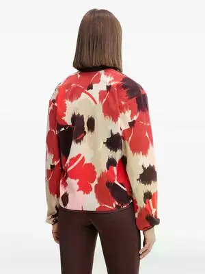 Columbia Floral Zip-up Sweatshirt