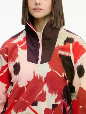 Columbia Floral Zip-up Sweatshirt