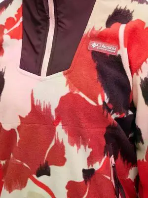 Columbia Floral Zip-up Sweatshirt