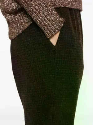 CASEY CASEY Check-pattern Trousers