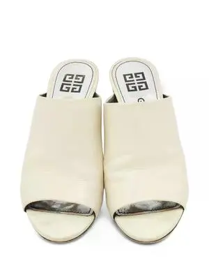 Givenchy Triangle Leather Mules