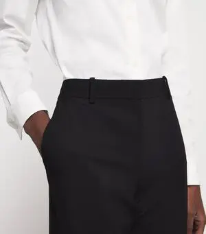 Theory Stretch-wool Cropped Treeca Trousers