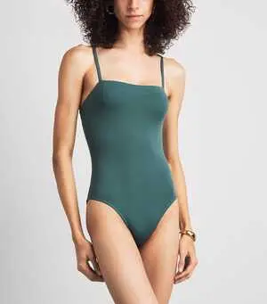 ERES Square-neck Aquarelle Swimsuit - Blue