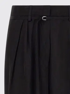Dries Van Noten High-waisted Wide-leg Cotton Palazzo Pants With Belt