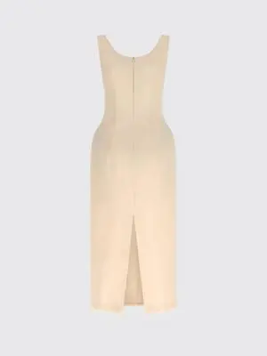 Magda Butrym Off-the-shoulder Silk Blend Midi Sheath Dress