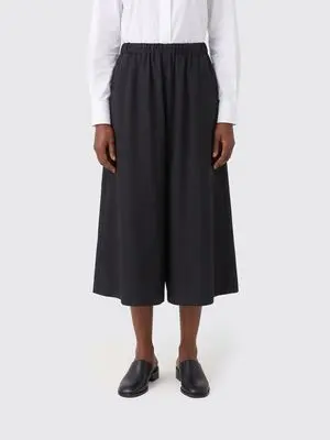 Comme Des Garçons Wool Wide-leg Trousers With High Elasticated Waist