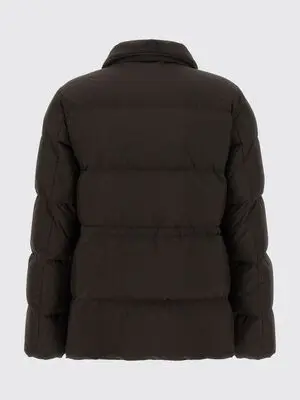 Kiton Short Quilted Puffer Jacket In Technical Fabric With Drawstring Waist