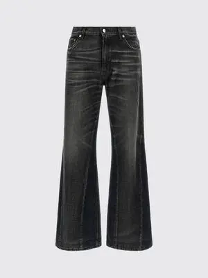 HAIKURE Star High-waisted Wide-leg Cotton Denim Jeans