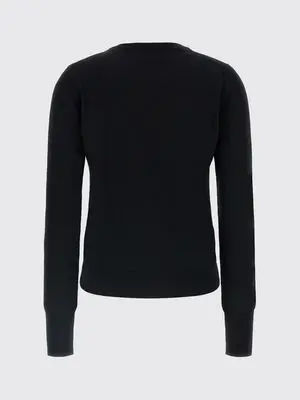 Coperni Crewneck Virgin Wool Cardigan With Brooch Fastening