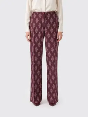 F.R.S FOR RESTLESS SLEEPERS Ethnic Print Straight-leg Silk Pants - Multicolor