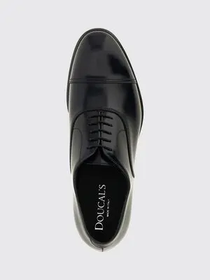 DOUCAL'S Round-toe Oxford Lace-up Shoes In Lamb Leather
