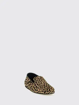 GIUSEPPE ZANOTTI Animal Print Pony-hair Effect Loafers With Rhinestones
