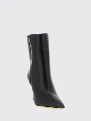 AQUAZZURA Harper Calfskin Leather Ankle Boots With High Stiletto Heel